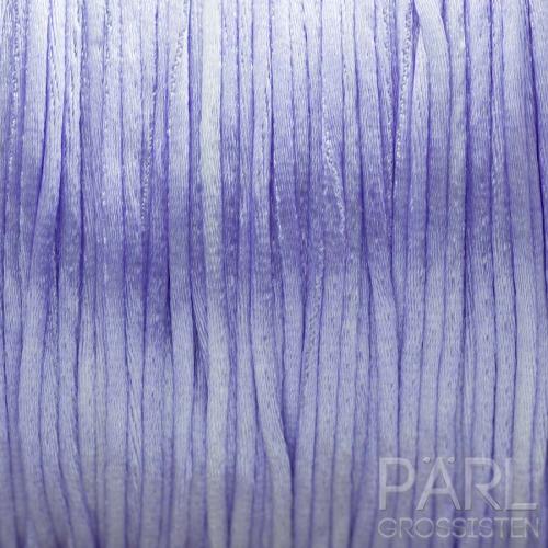 Rund nylontråd för makramé 1 mm, Lila (meter) - Billigt hos Pärlgrossisten